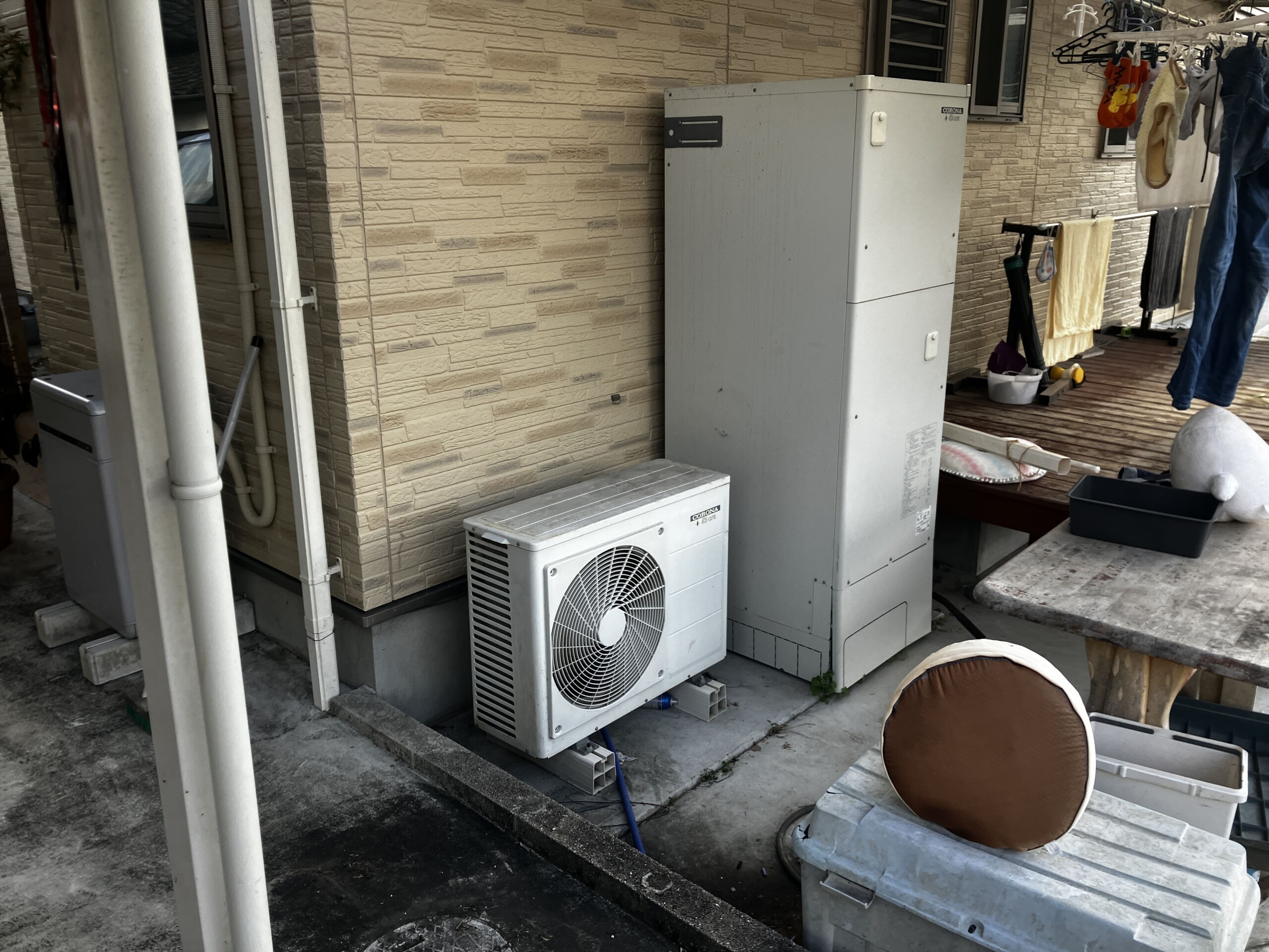 都農町にて【エコキュート交換工事】※14年前のエコキュート→「三菱SRT-S377」(フルオートタイプ) | 宮崎のエコキュート交換工事専門店 ...